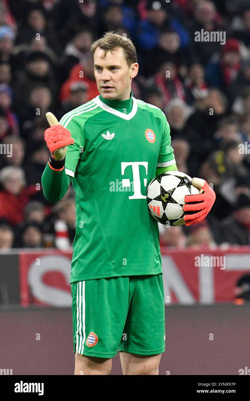 Munich, Germany. 26th Nov, 2024. MUNICH, GERMANY - NOVEMBER 26: Manuel ...