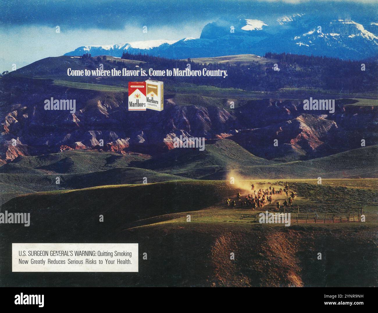 2001 Come to where the flavor is Marlboro campaign. Come to Marlboro ...