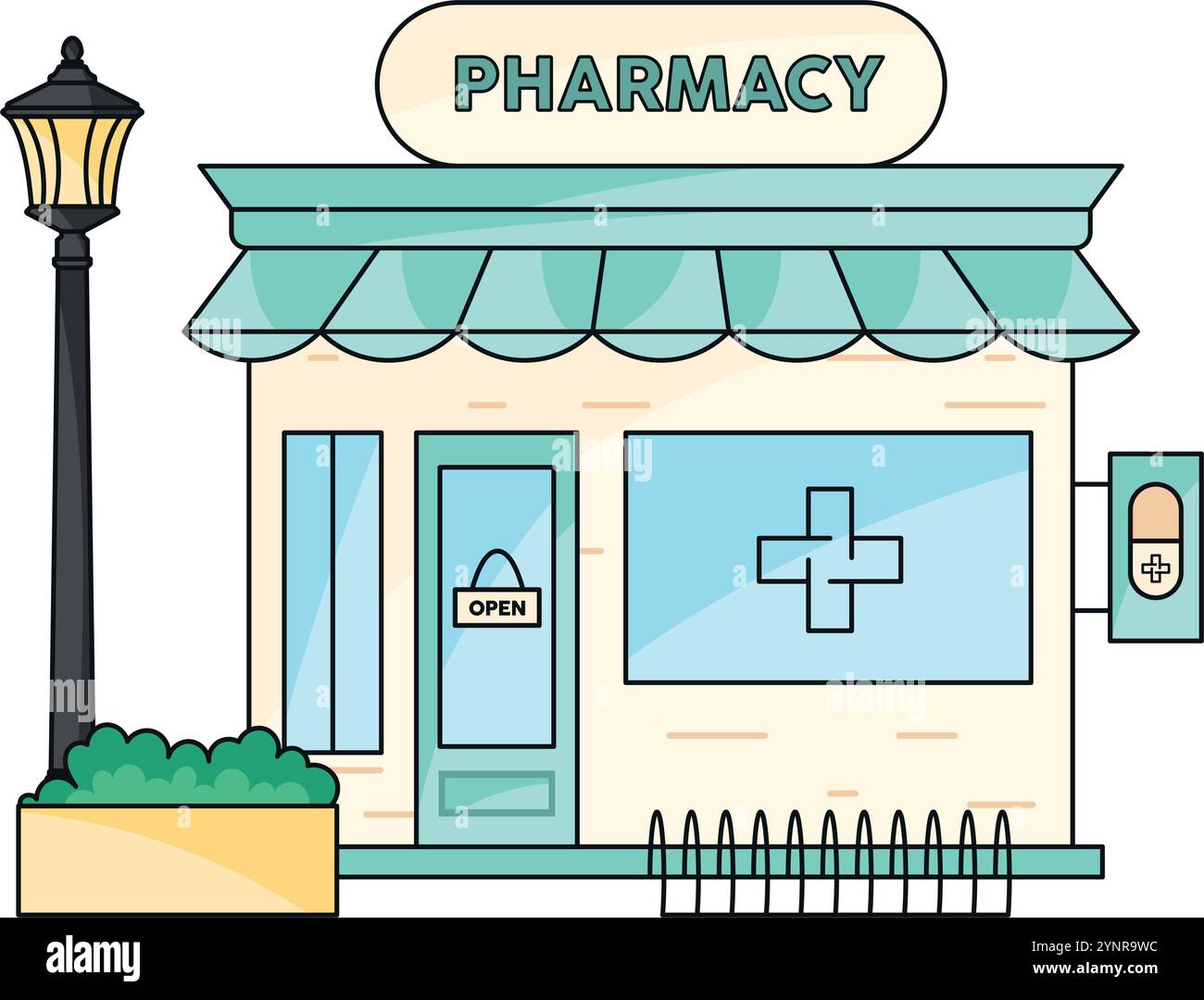 Glass storefront Cut Out Stock Images & Pictures - Alamy