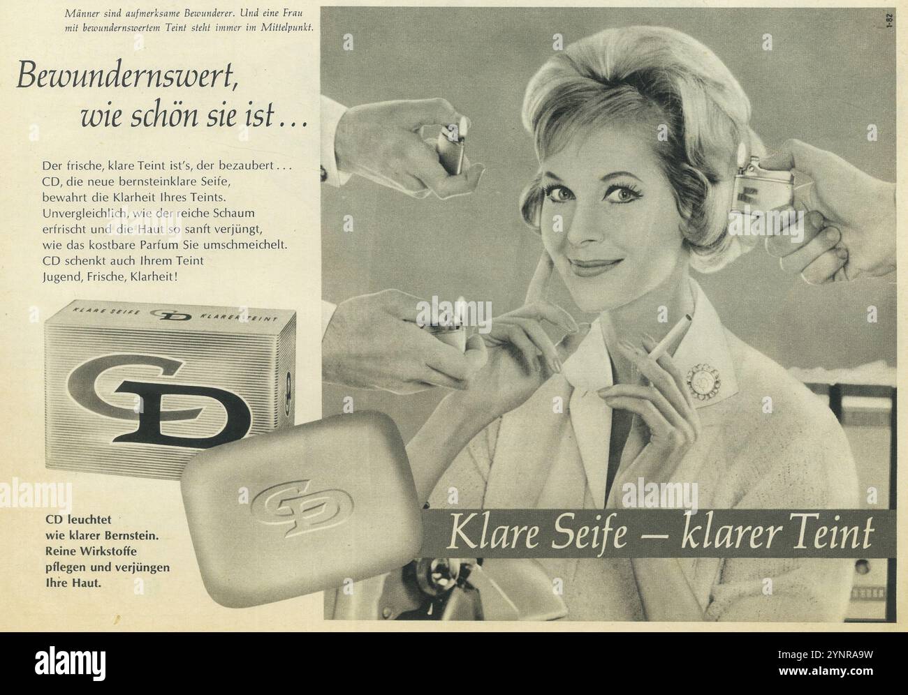 1961 German Unilever CD soap ad Stock Photo - Alamy
