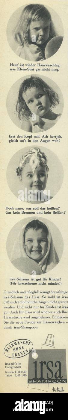 1960s advertisement shampoo hi-res stock photography and images - Alamy