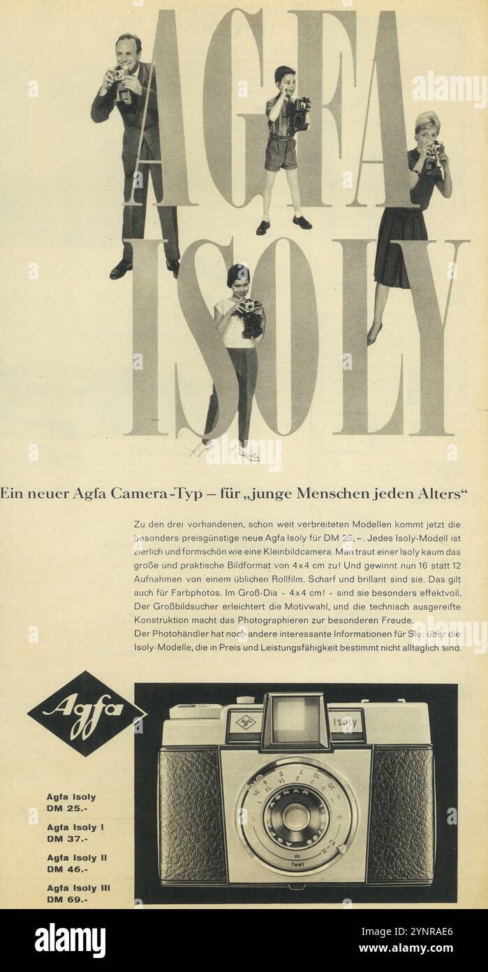 Agfa camera advertisement hi-res stock photography and images - Alamy