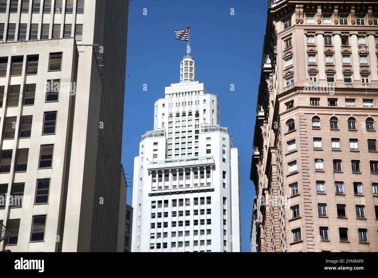 Altino Arantes building seen in Sao Paulo, Brazil. Built in 1947, it ...