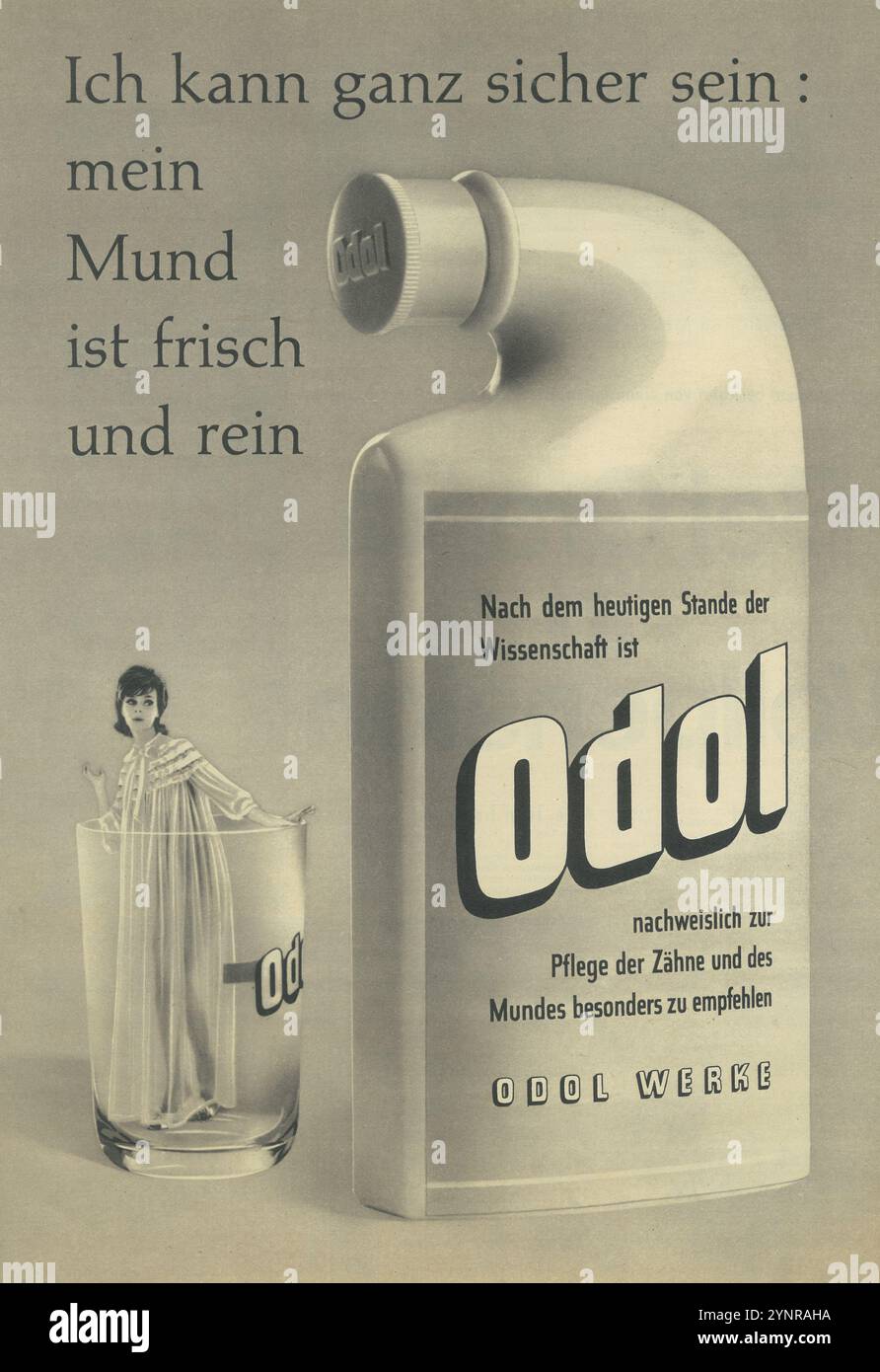 Mouthwash advertisement hi-res stock photography and images - Alamy