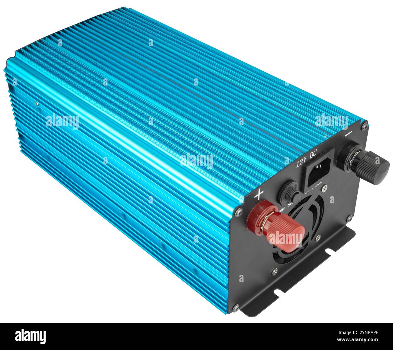 Inverter, voltage boosting device, on white background in insulation ...