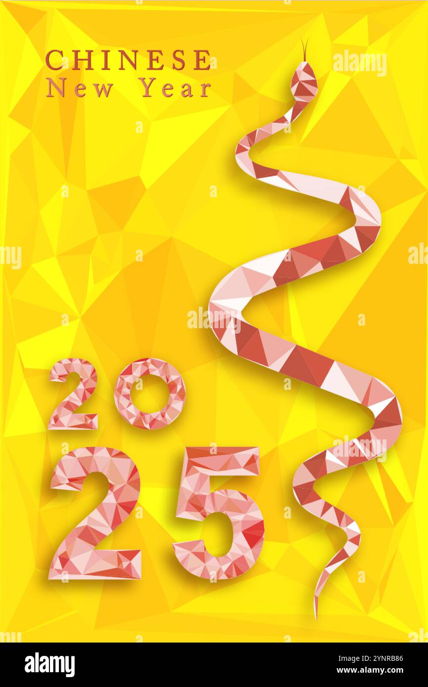 Year 2025 snake vector hi-res stock photography and images - Alamy