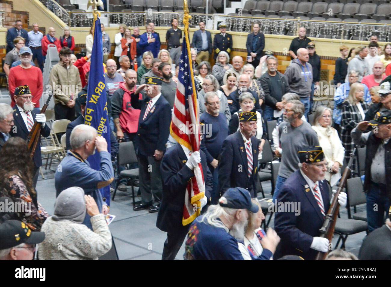 Those gathered at the 37th annual Veterans Day Ceremony in La Porte ...