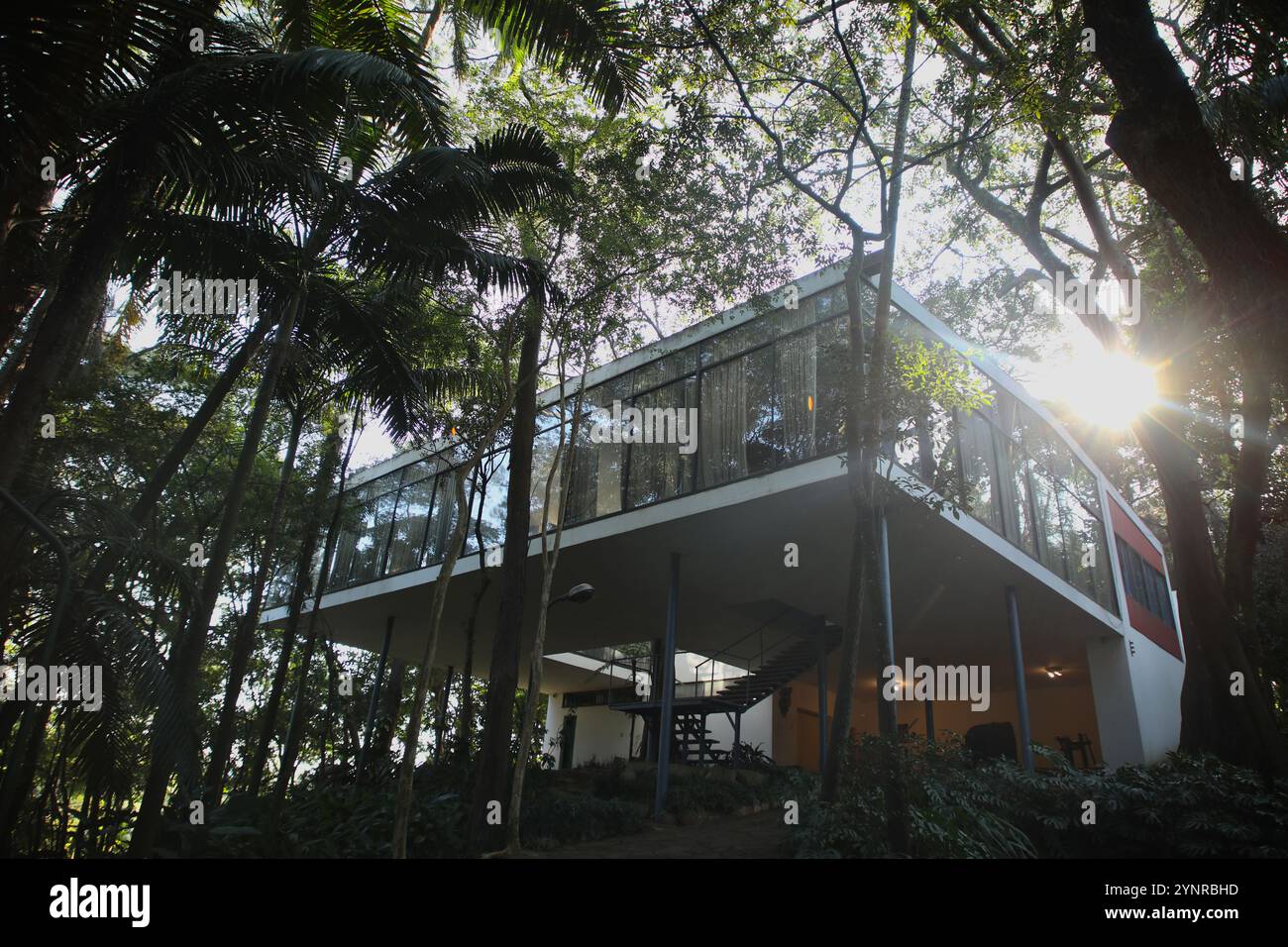 Sao Paulo, Brazil. 20th Apr, 2024. The Casa de vidro (glass house) by ...