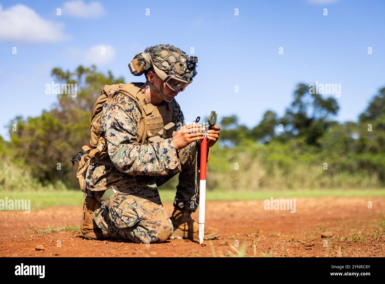 U.S. Marine Corps Lance Cpl. Nicholas Bruner, a native of Texas and a ...