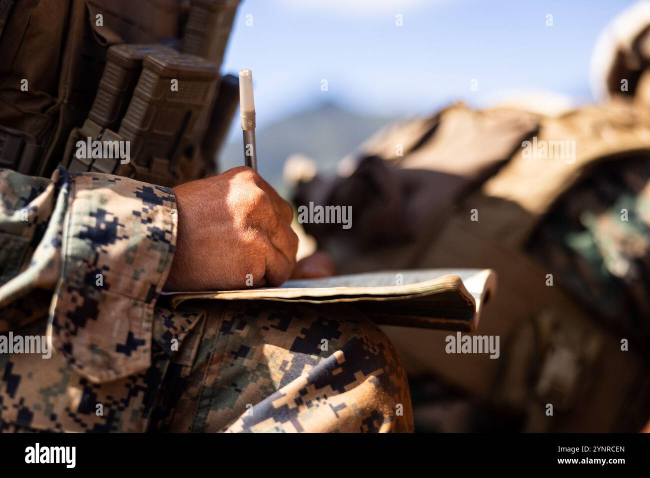 U.S. Marine Corps Lance Cpl. Nicholas Bruner, a native of Texas and a ...