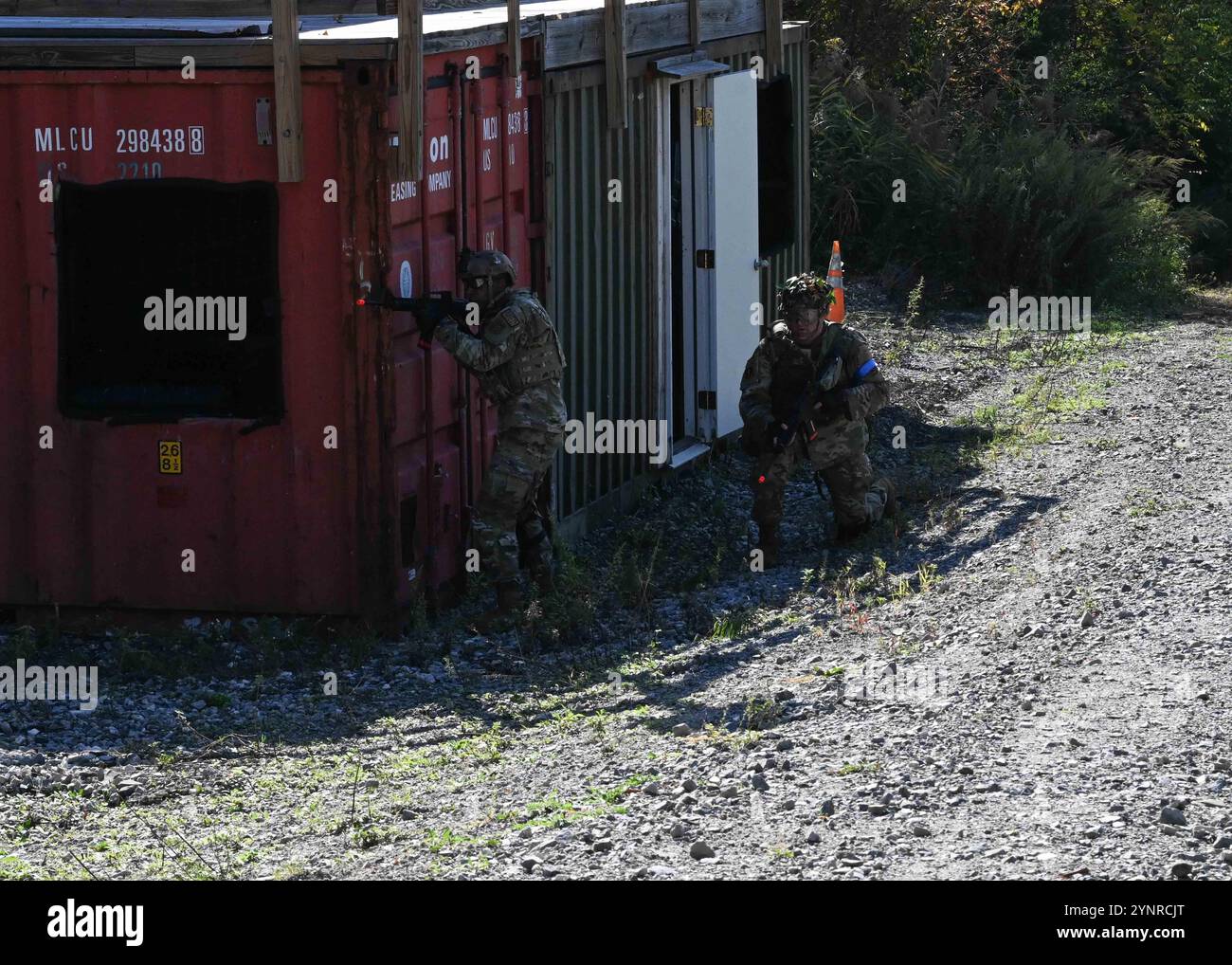 New York Air National Guard Master Sgts. Marvin Scott and Jeremy Zehr ...