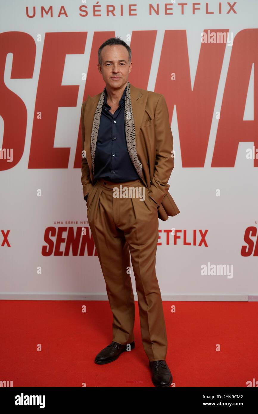 British actor Patrick Kennedy poses for photos on the red carpet for ...
