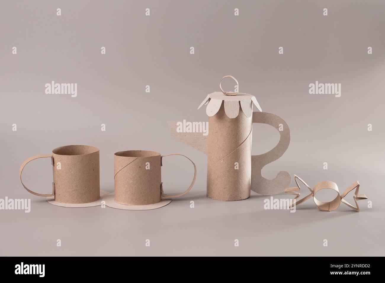 Engaging activity for children, surreal tea party scene featuring a ...