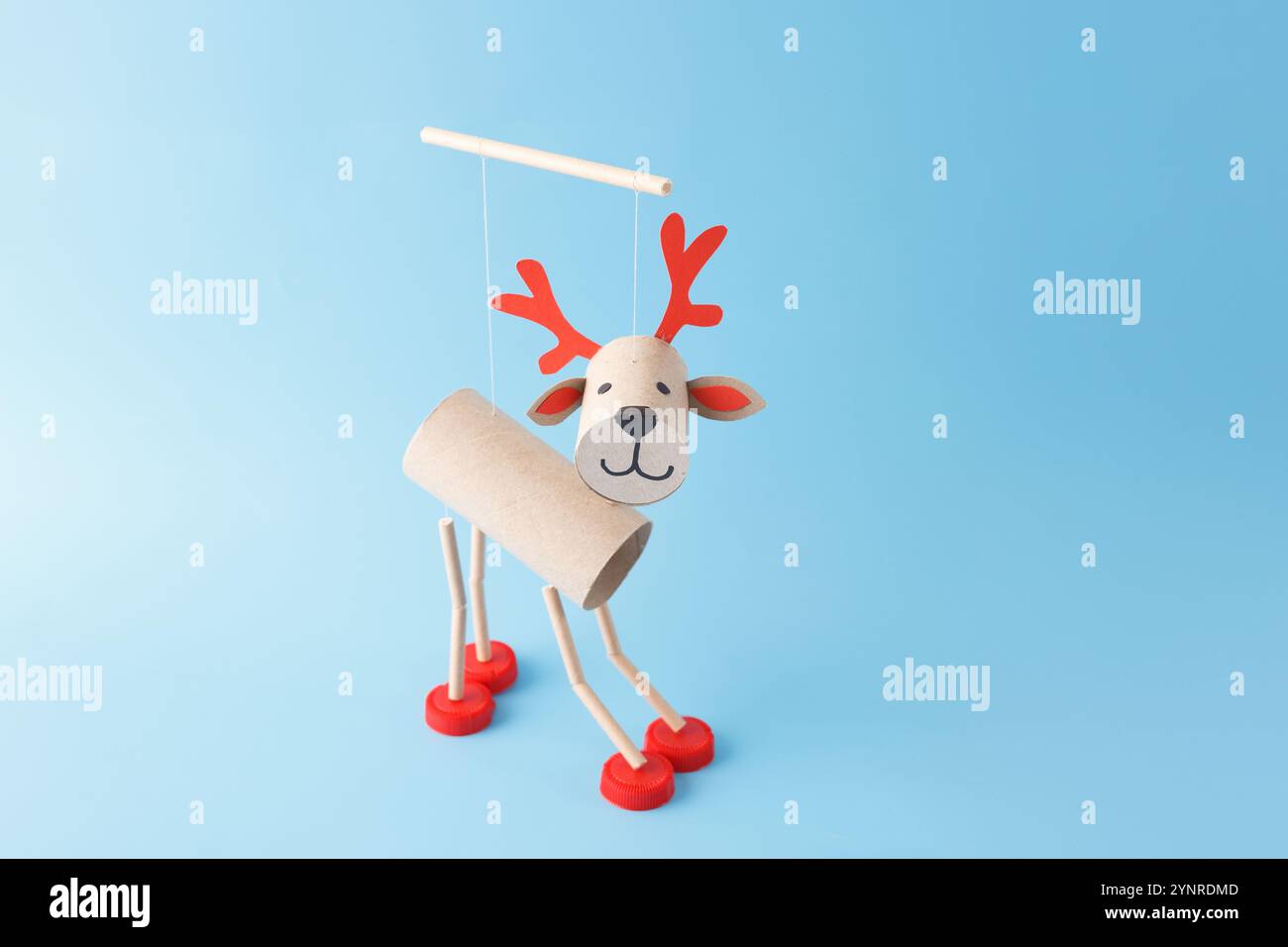 easy activity to do, reindeer toilet paper roll craft for kid and ...