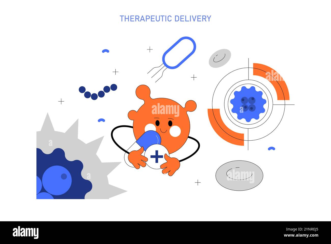 Exosome concept. Cellular elements and exosomes engage in therapeutic ...
