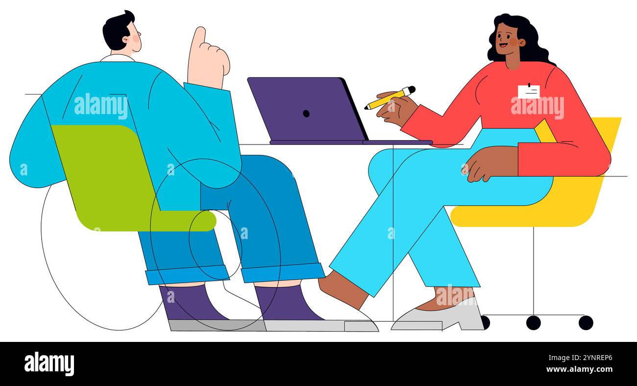 Professional consultation concept. Businessman discussing work with a ...