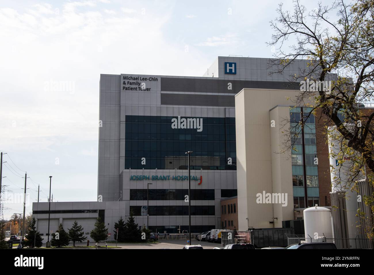 Joseph Brant Hospital on Lakeshore Road in Burlington, Ontario, Canada ...