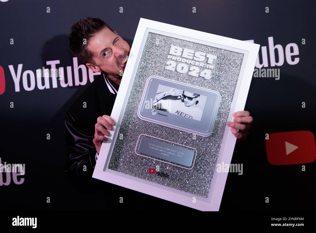 Berlin, Germany. 26th Nov, 2024. Vincent Stein, winner in the Producer ...