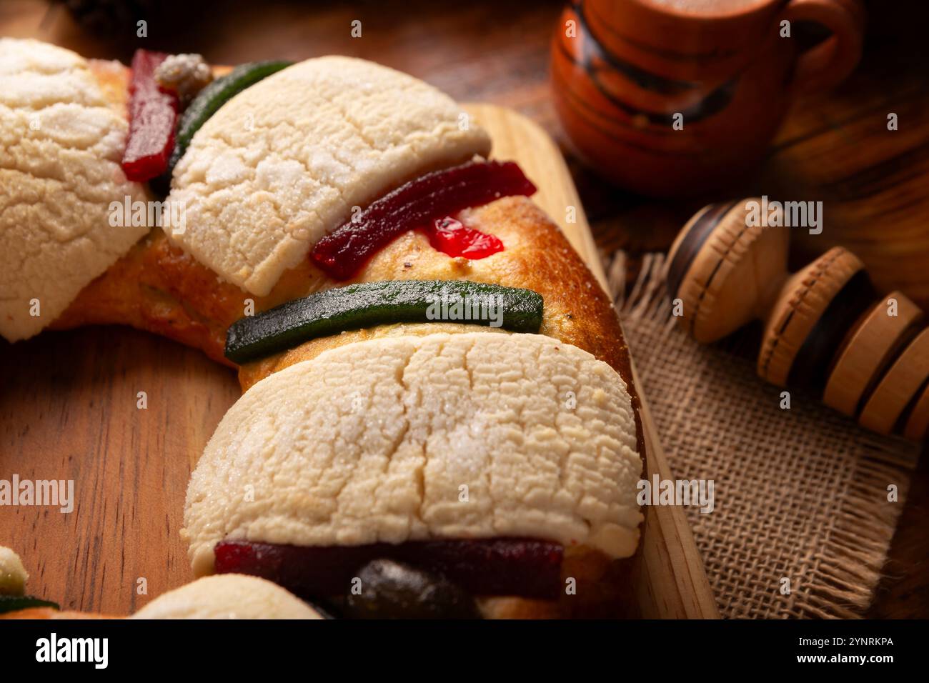 Rosca de Reyes, also called Kings cake, roscon, Epiphany Cake and hot ...