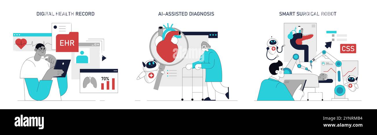 Ai medical record automation hi-res stock photography and images - Alamy