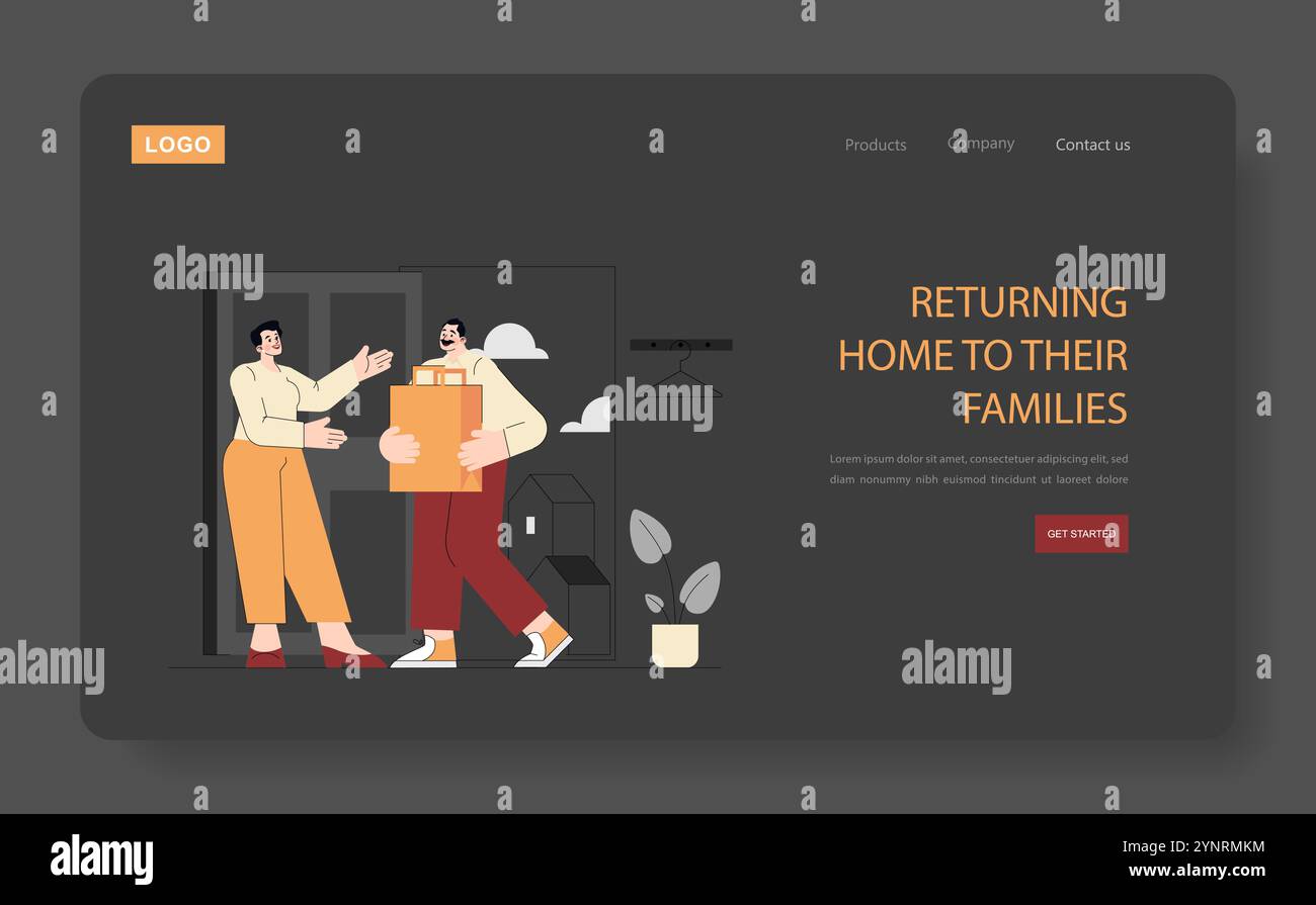 Family reunion concept. A heartwarming moment as one person arrives ...