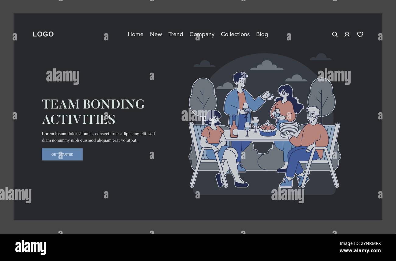 Workplace bonding Stock Vector Images - Alamy