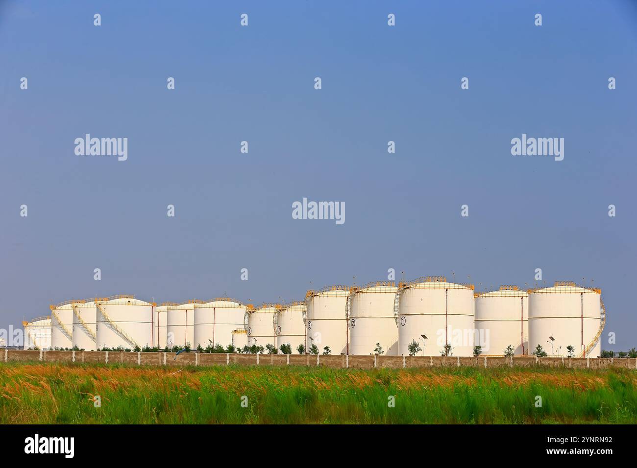 Oil storage tank, industrial equipment Stock Photo - Alamy