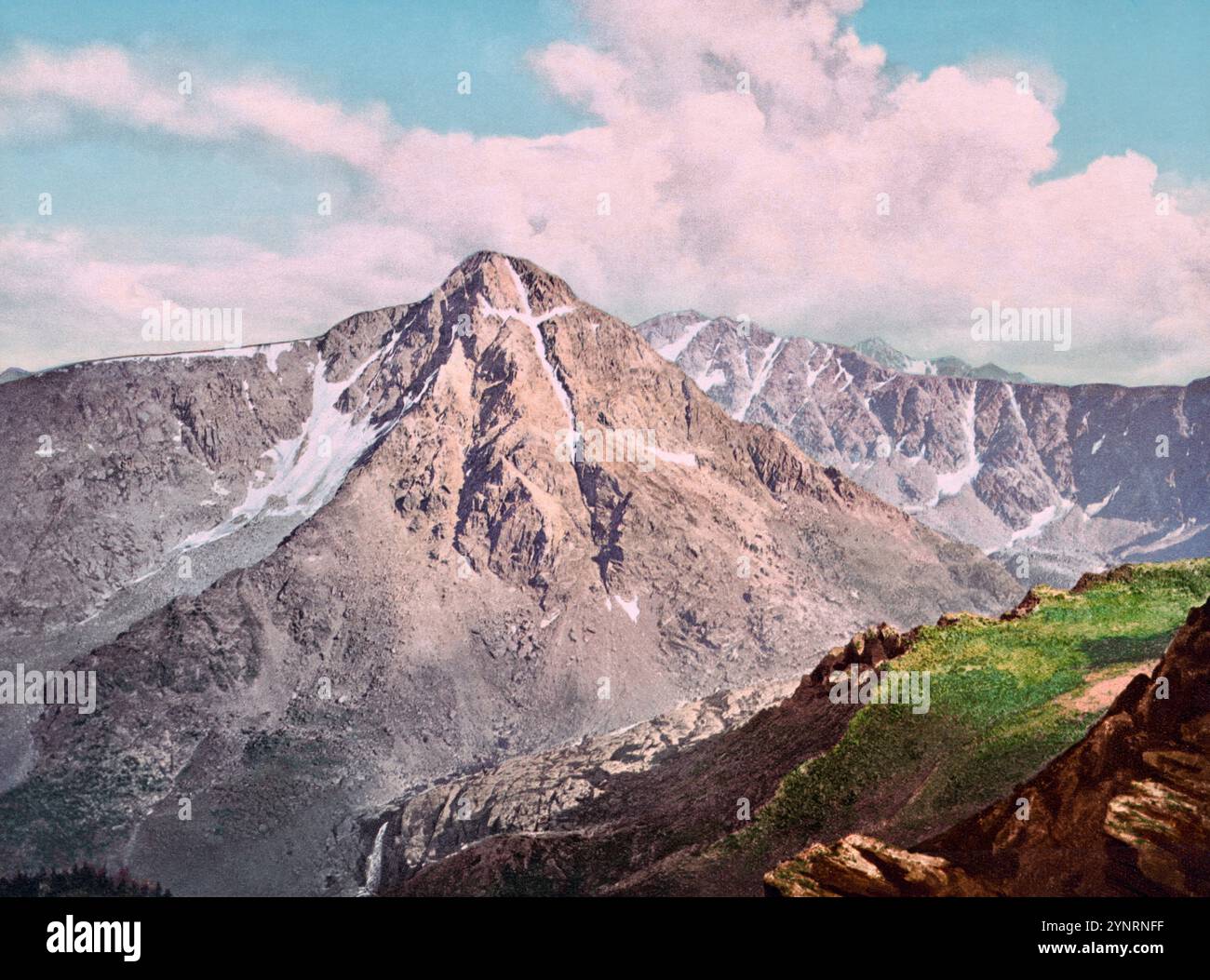 Mount of the Holy Cross, Rocky Mountains, Eagle County, Colorado 1900 ...