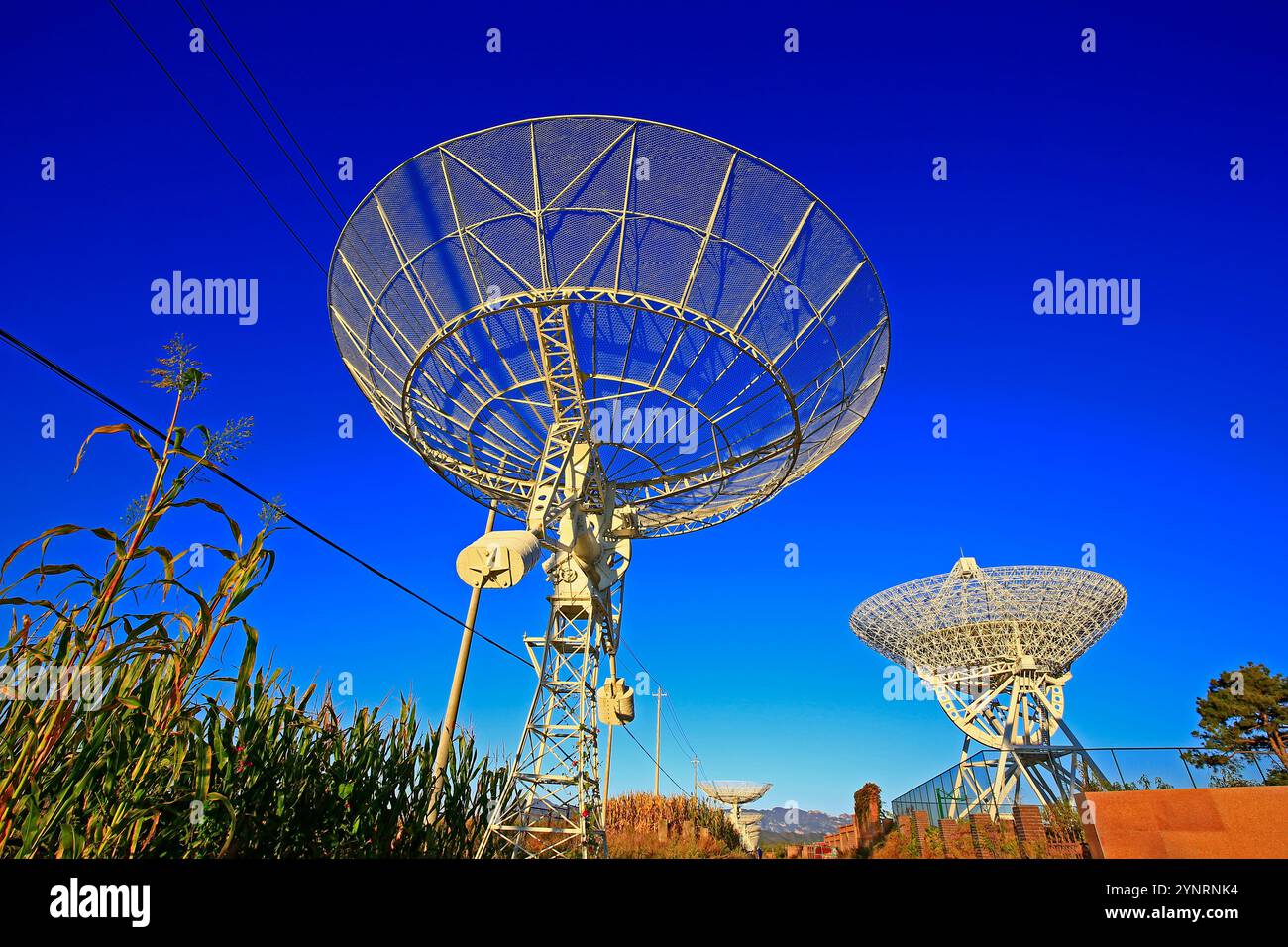 The observatory radio telescope Stock Photo - Alamy