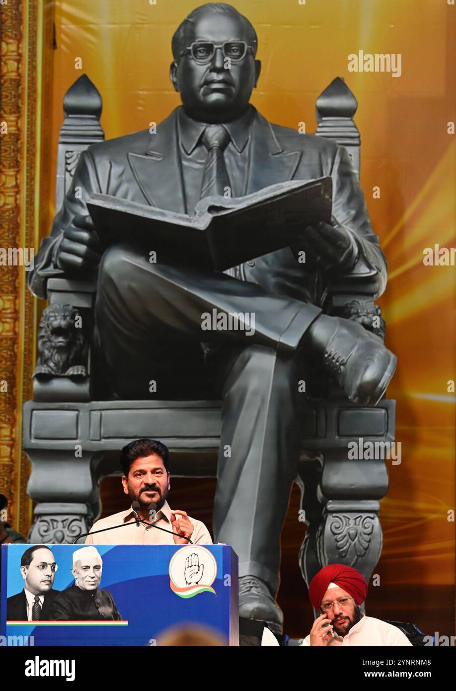 NEW DELHI, INDIA - NOVEMBER 26: Telangana Chief Minister Anumula ...