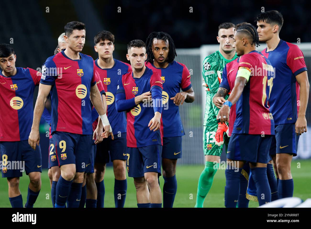 Barcelona, Spain. Credit: D. 26th Nov, 2024. Barcelona team group ...