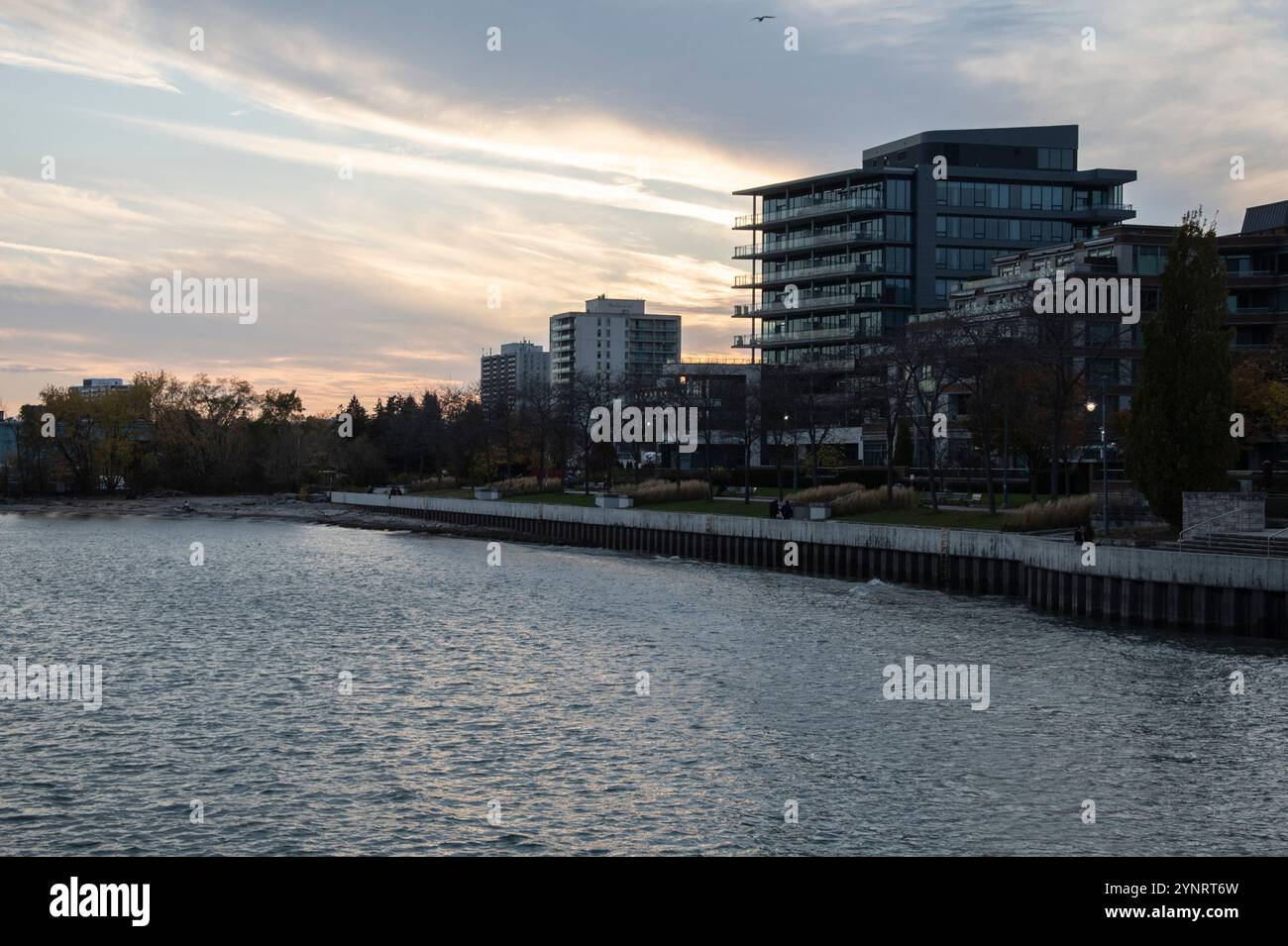 Waterfront at St. Lawrence Park in Port Credit, Mississauga, Toronto ...