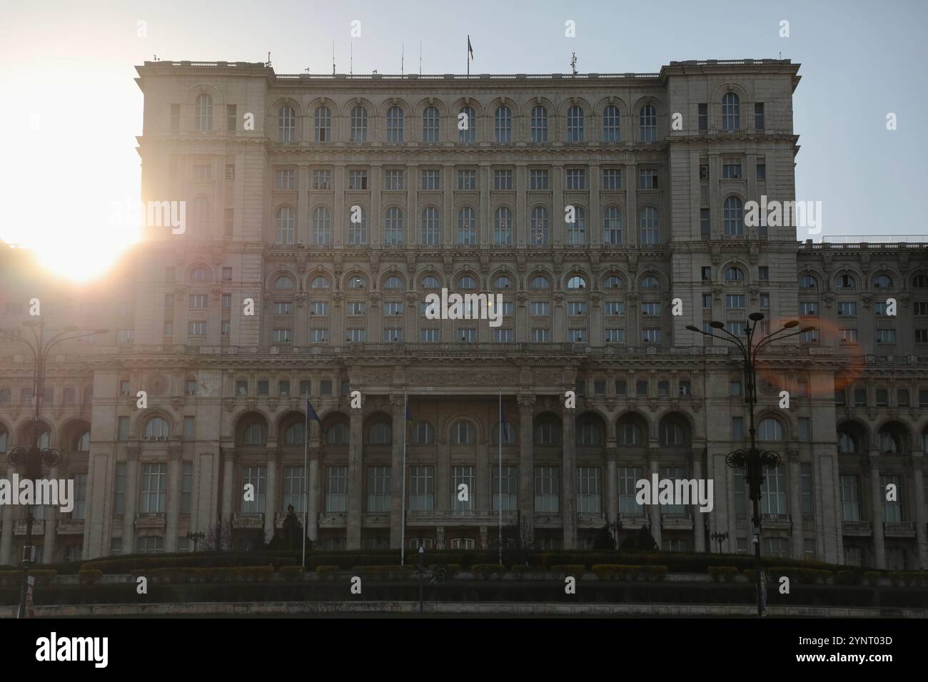 The Palace of Parliament (also known as the Republic's House or People ...