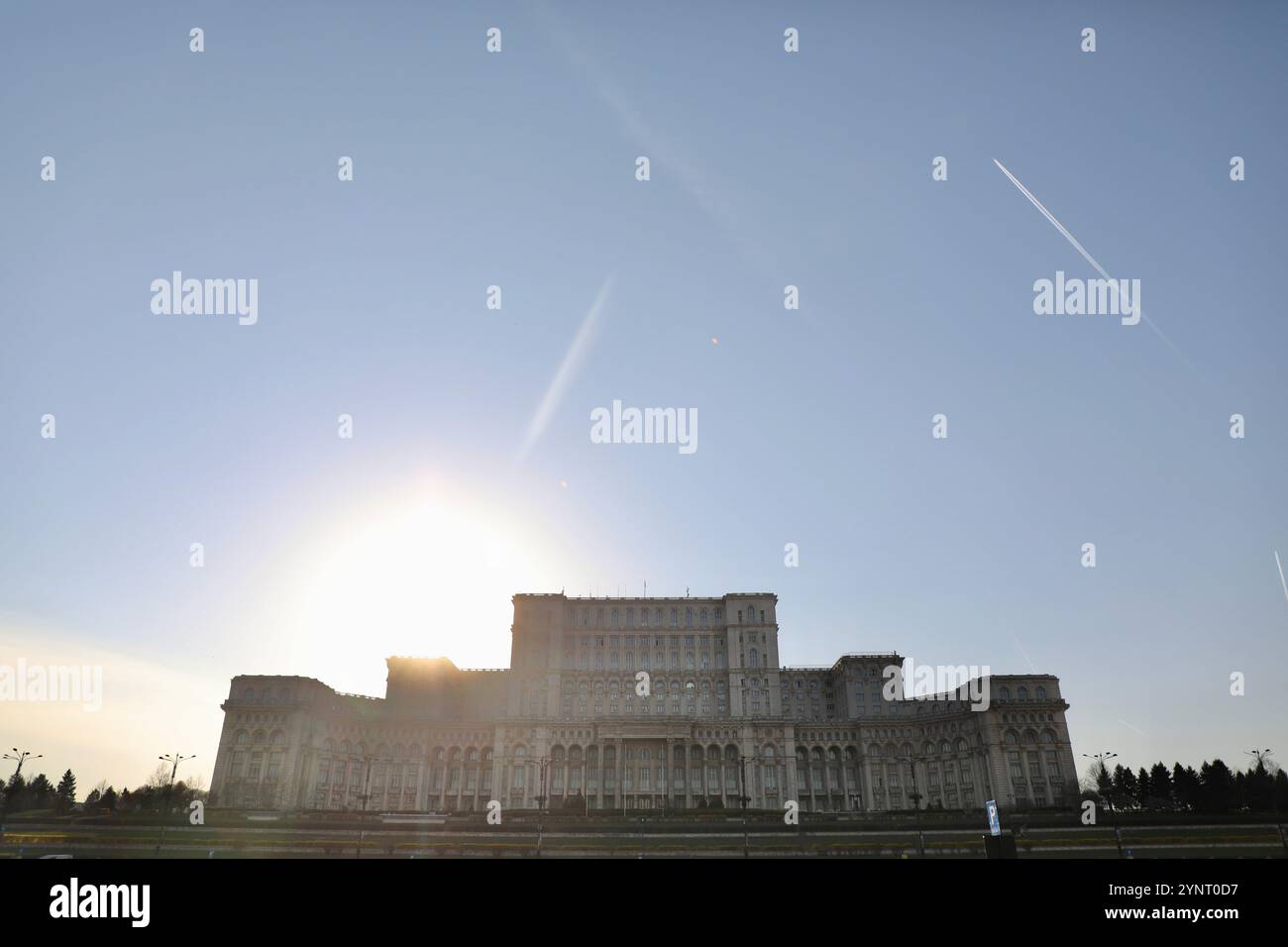 The Palace of Parliament (also known as the Republic's House or People ...