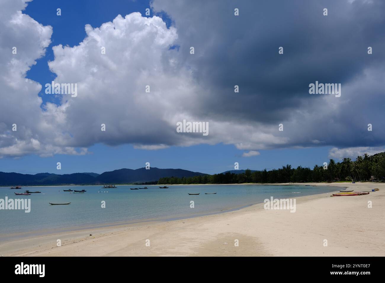 Indonesia Anambas Islands - Very long Padang Melang beach on Jemaja ...