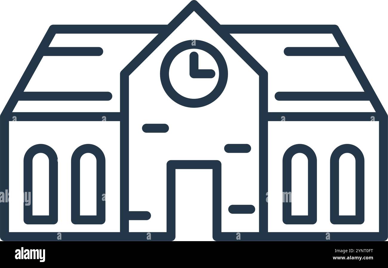 Architecture college infrastructure Stock Vector Images - Alamy