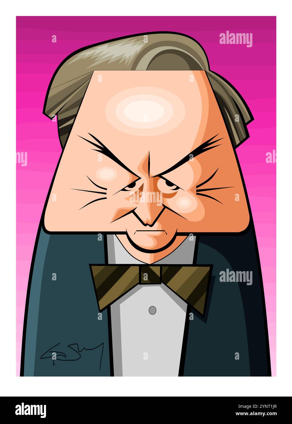 Illustration of the Swedish pharmacologist Arvid Carlsson (1923-2018 ...