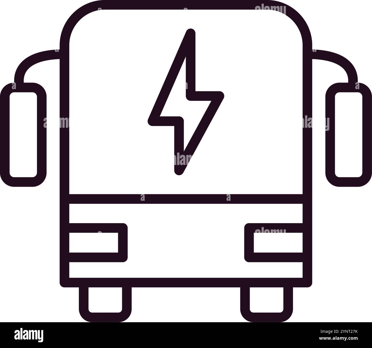 electric vehicle bus Stock Vector Image & Art - Alamy