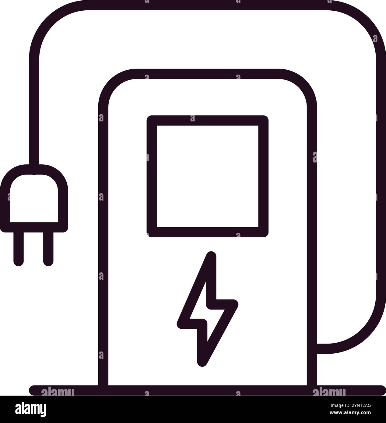 EV charger for electric cars Stock Vector Image & Art - Alamy