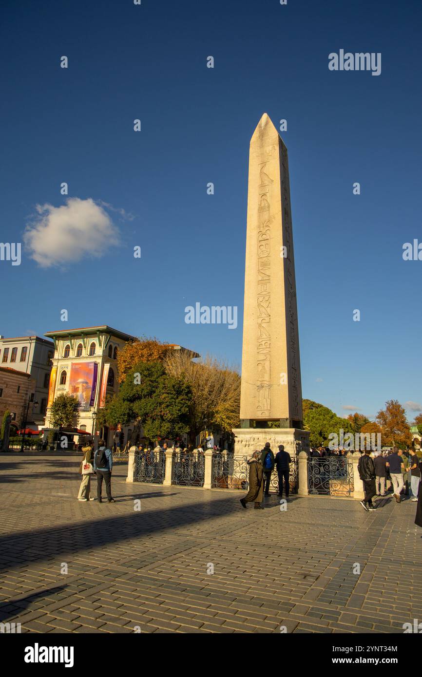Obelisk of Theodosius, Sultanahmet Arkeolojik Park, Istanbul, Turkiye ...