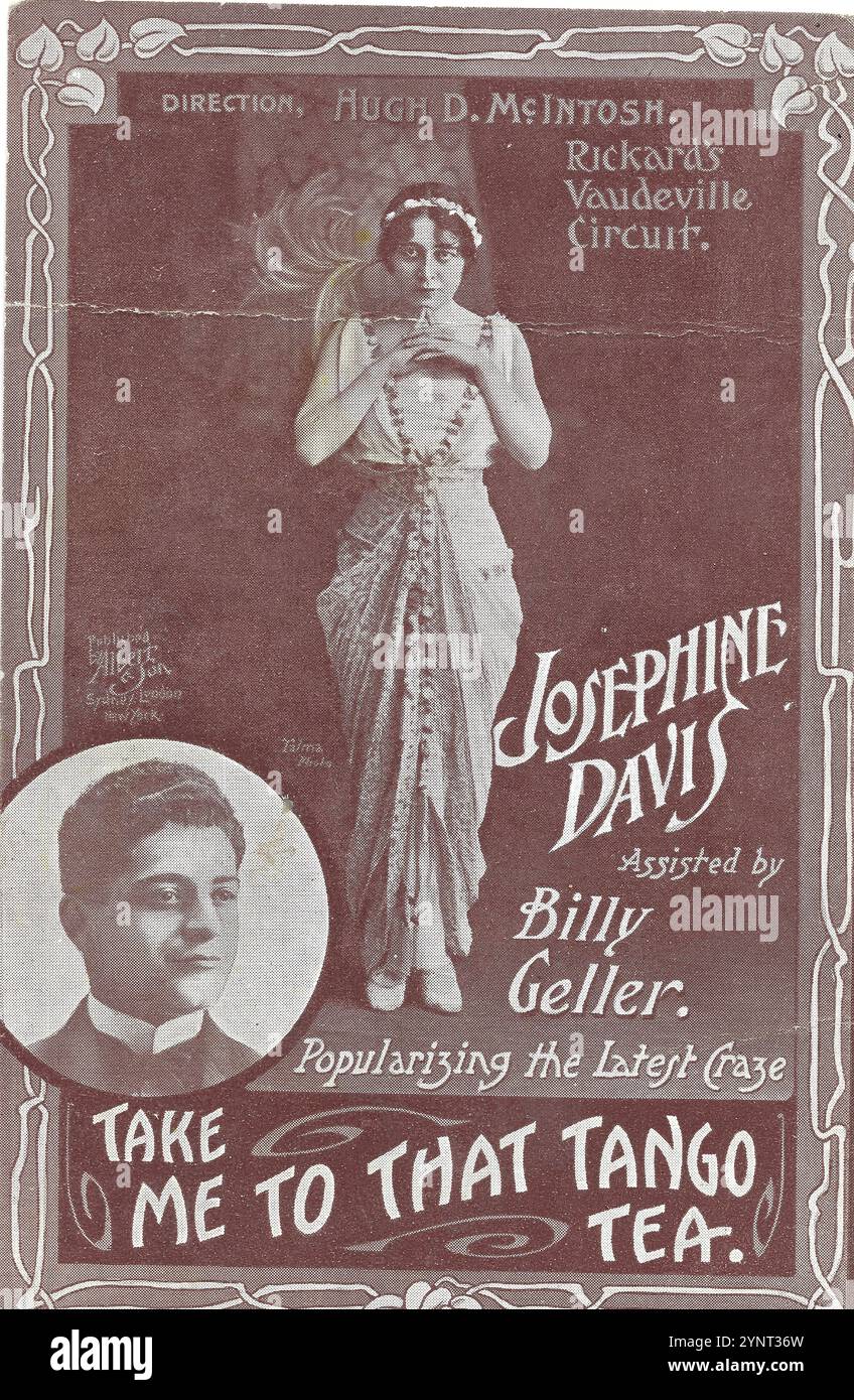 Josephine Davis- an advertising image of Tango Teas and Josephine Davis ...