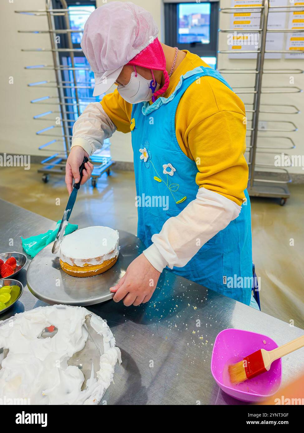 Hands-On Baking Class with Piping Activity Stock Photo - Alamy