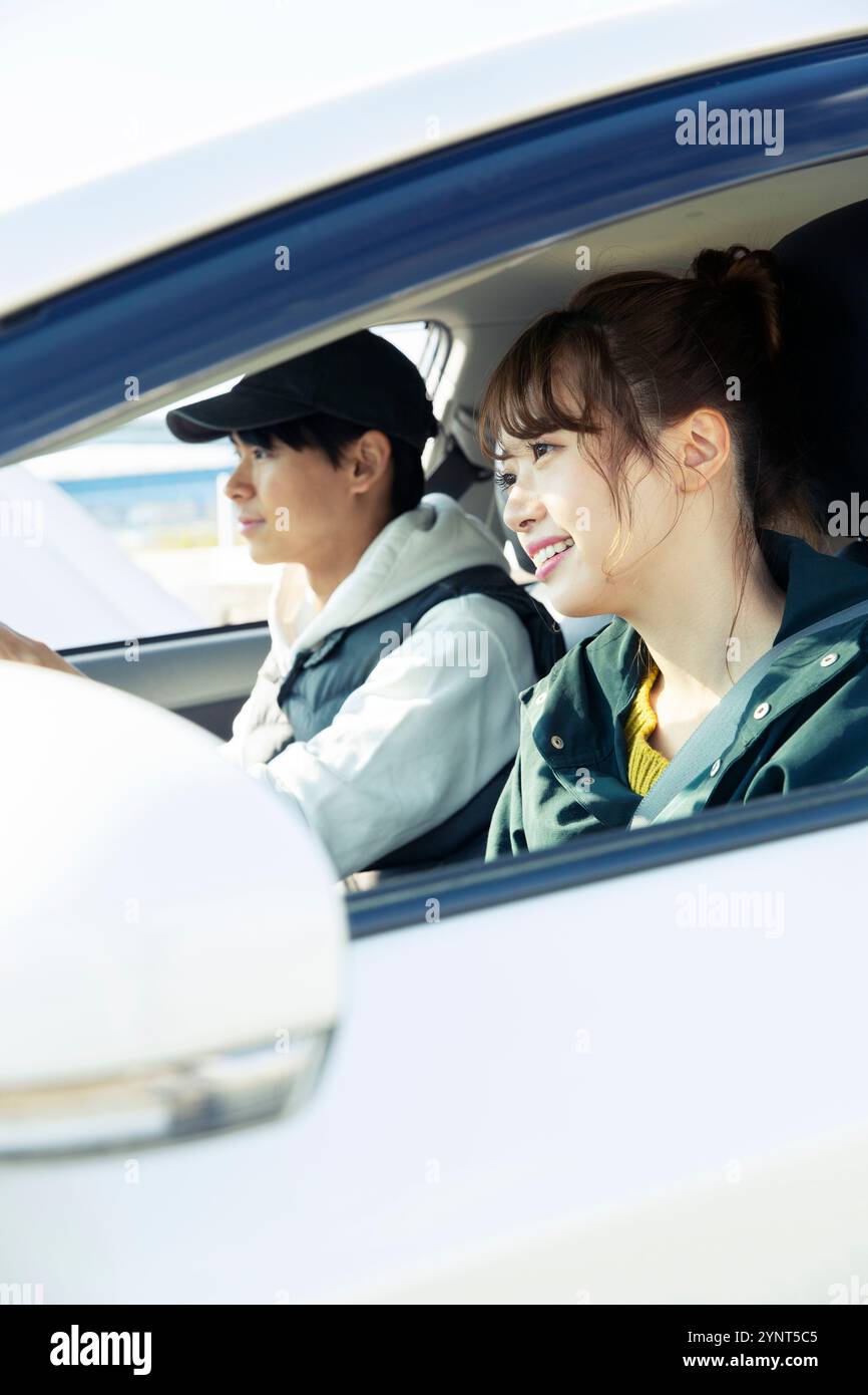 Couple drive in hi-res stock photography and images - Alamy