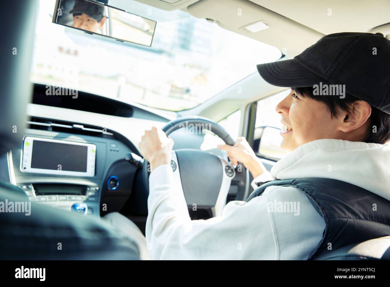 Student driver car driving hi-res stock photography and images - Alamy