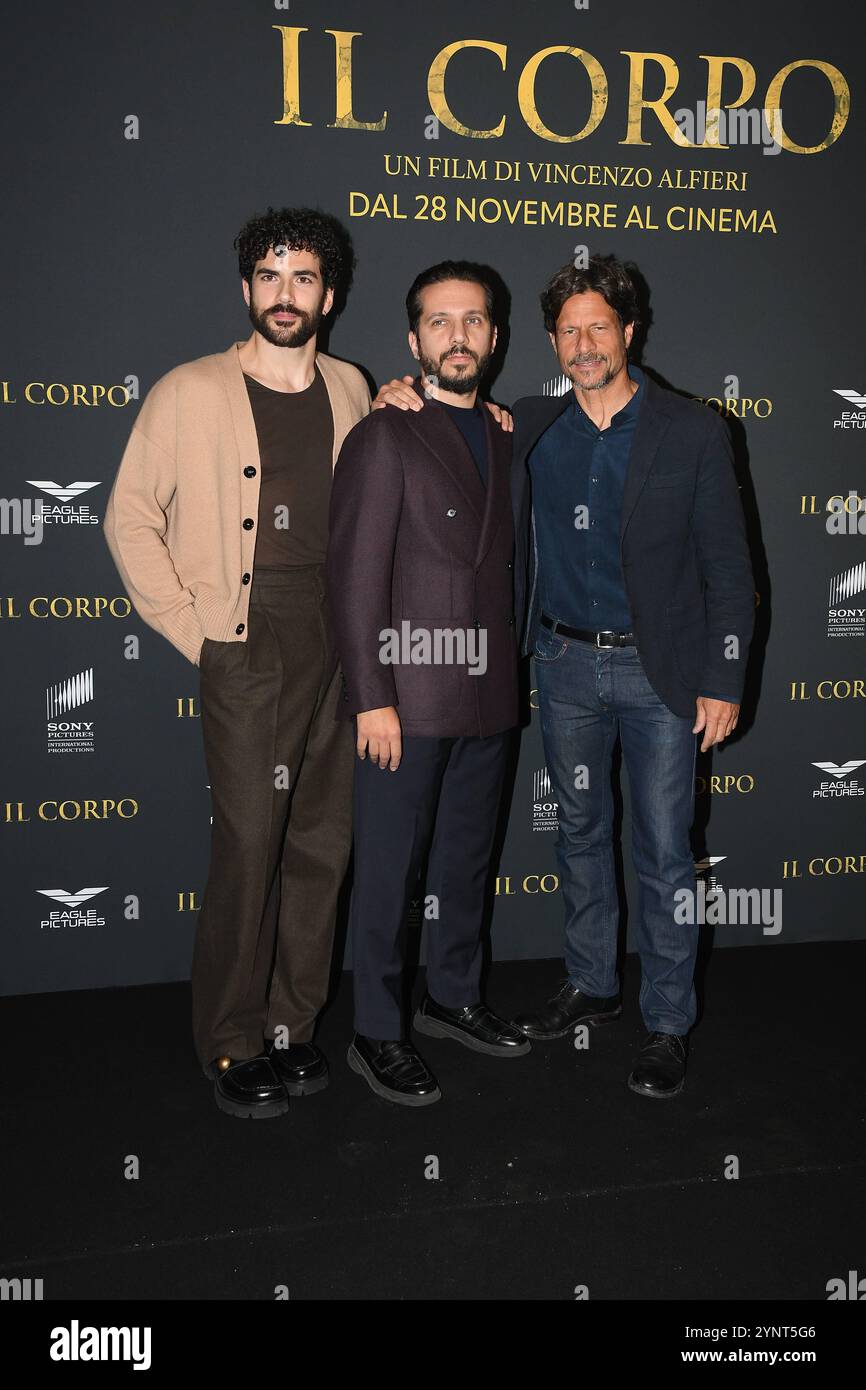 Rome, Cinema Adriano Preview of the Film "The Body", In the photo ...
