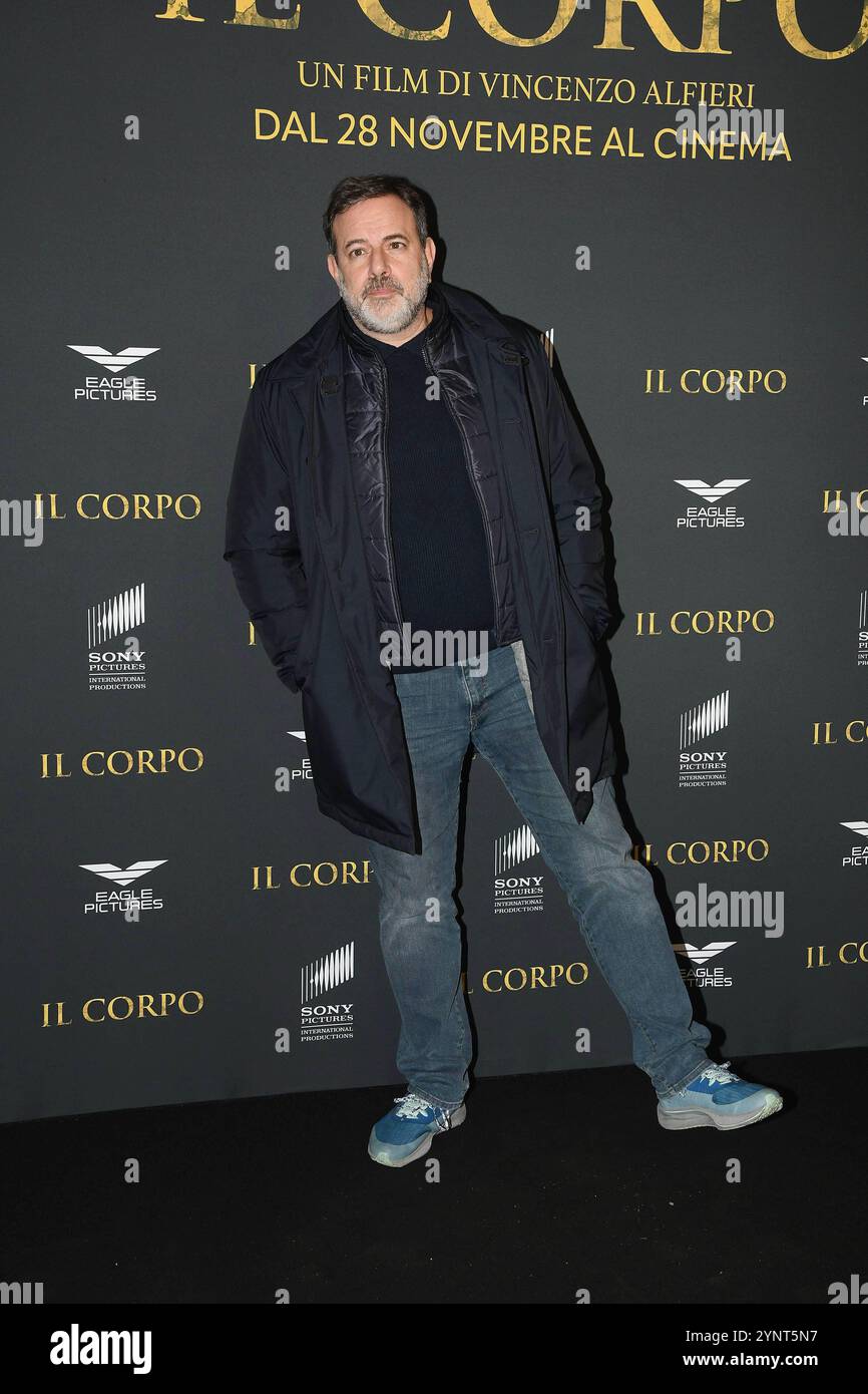 Rome, Cinema Adriano Preview of the Film "The Body", In the photo ...