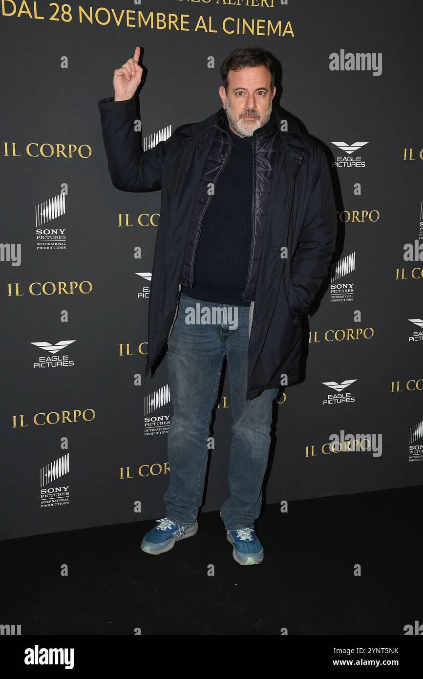 Rome, Cinema Adriano Preview of the Film "The Body", In the photo ...