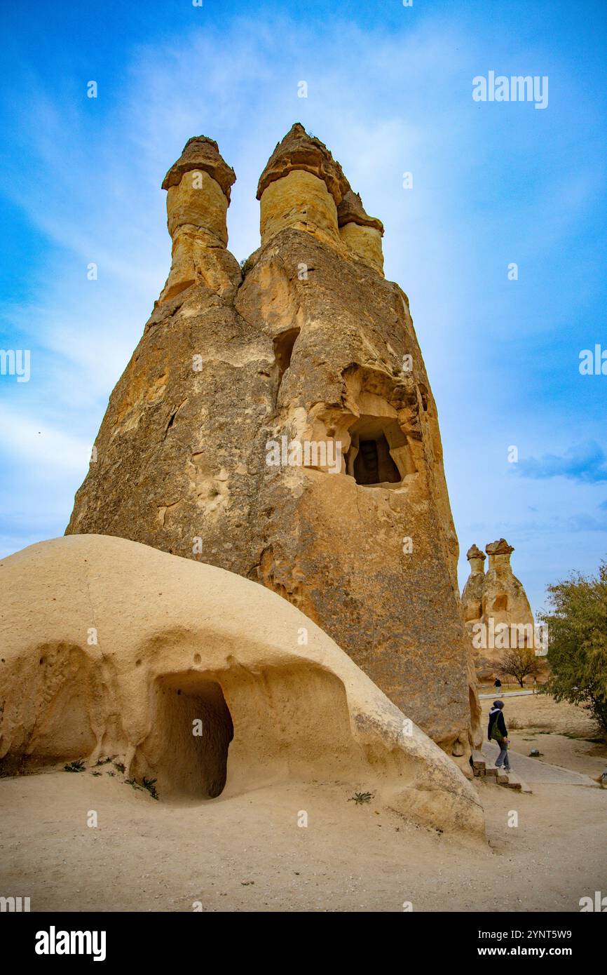 Fairy Chimney, Pashabag Valley, Cappadocia, Turkiye, Turkey Stock Photo ...