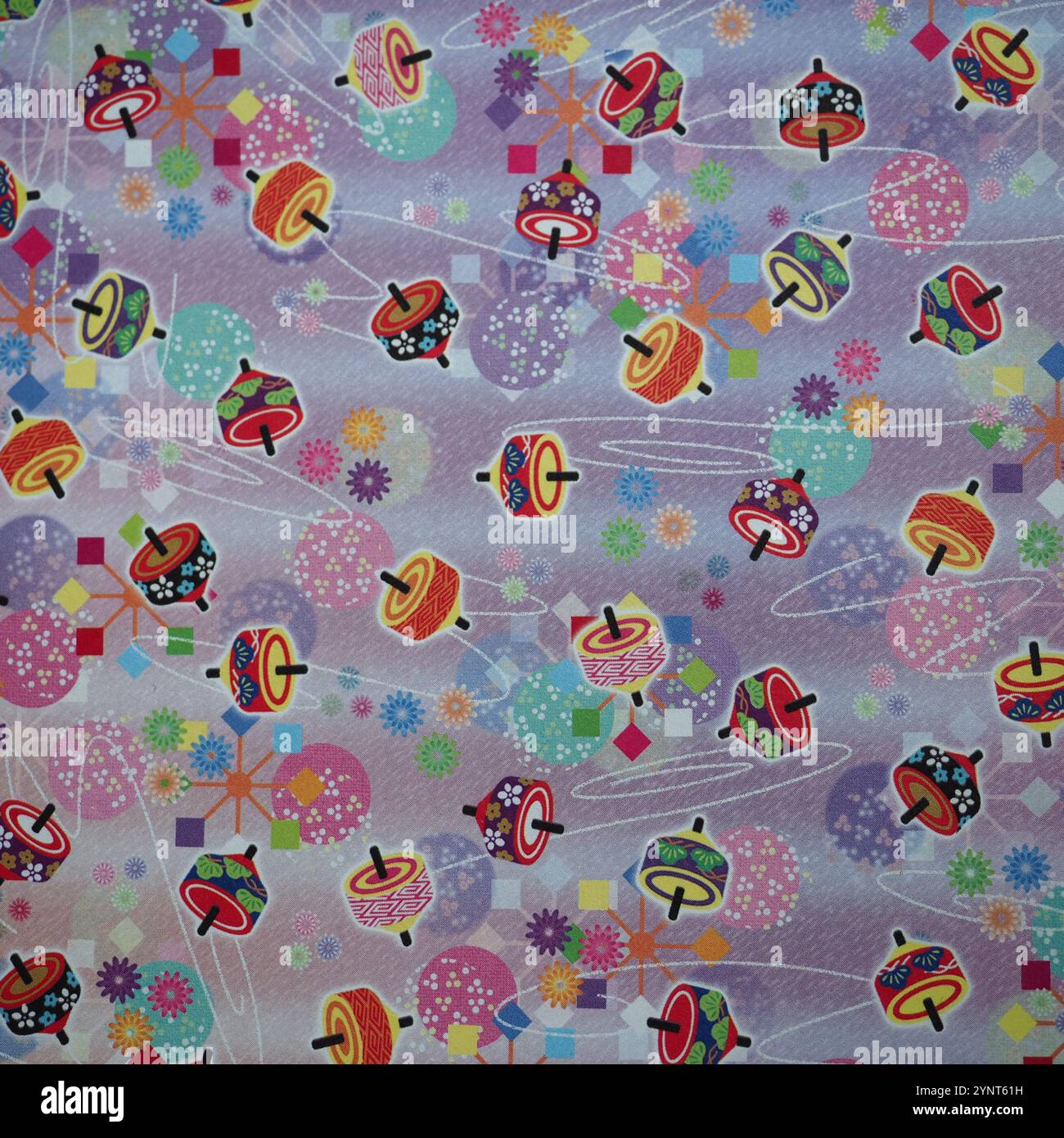 Traditional Japanese patterns with new year theme. A colorful Japanese ...