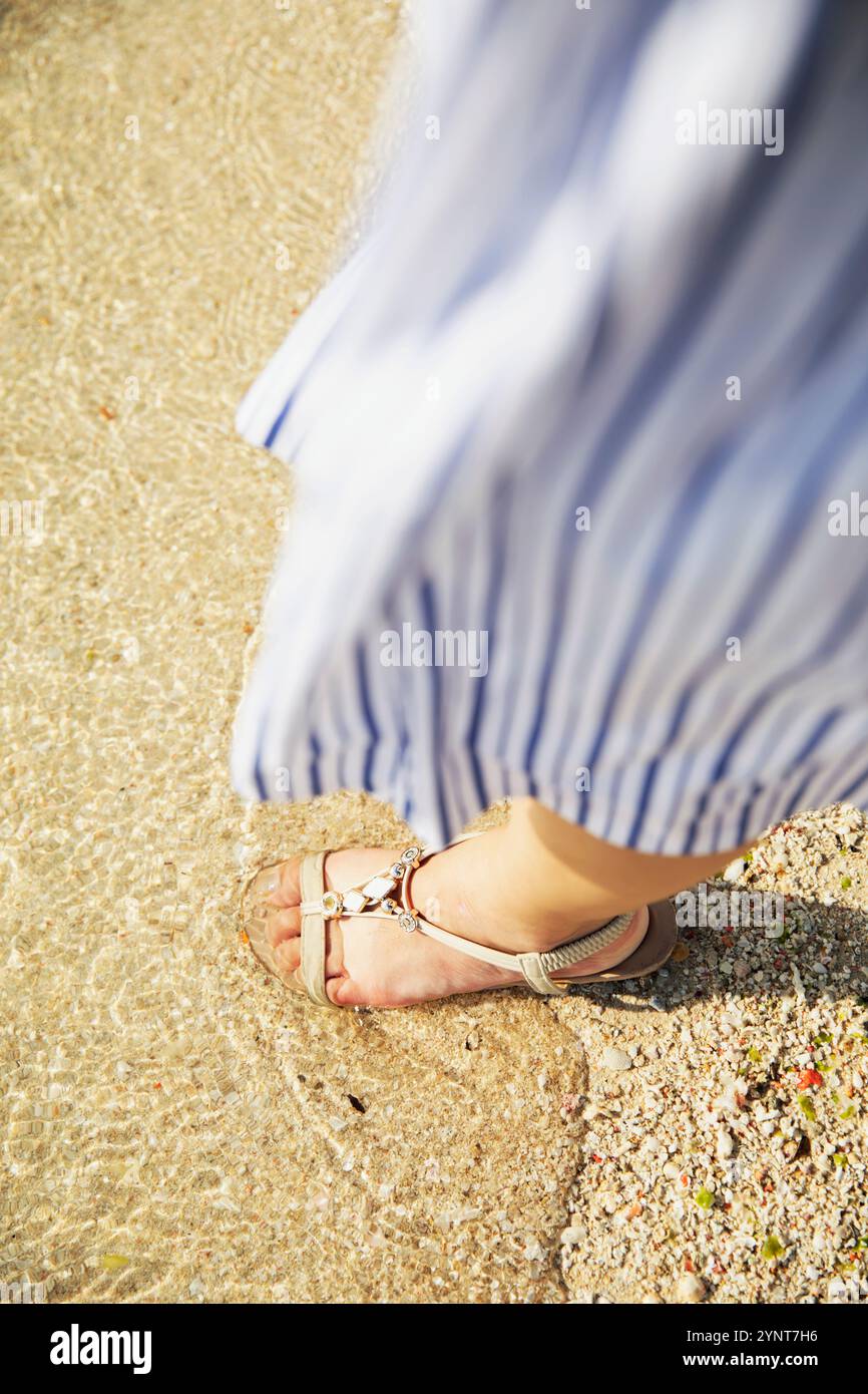Womans feet in walking hi-res stock photography and images - Alamy